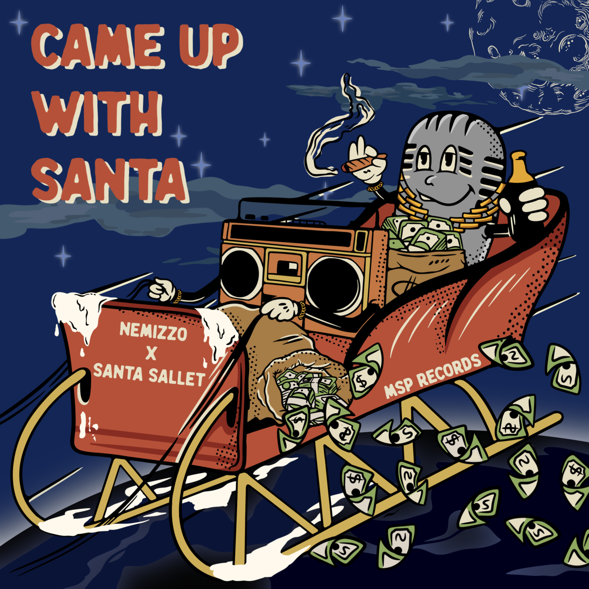 Santa Sallet “Came Up With Santa” x Nemizzo (Lyric Video) | WeTheWest.com